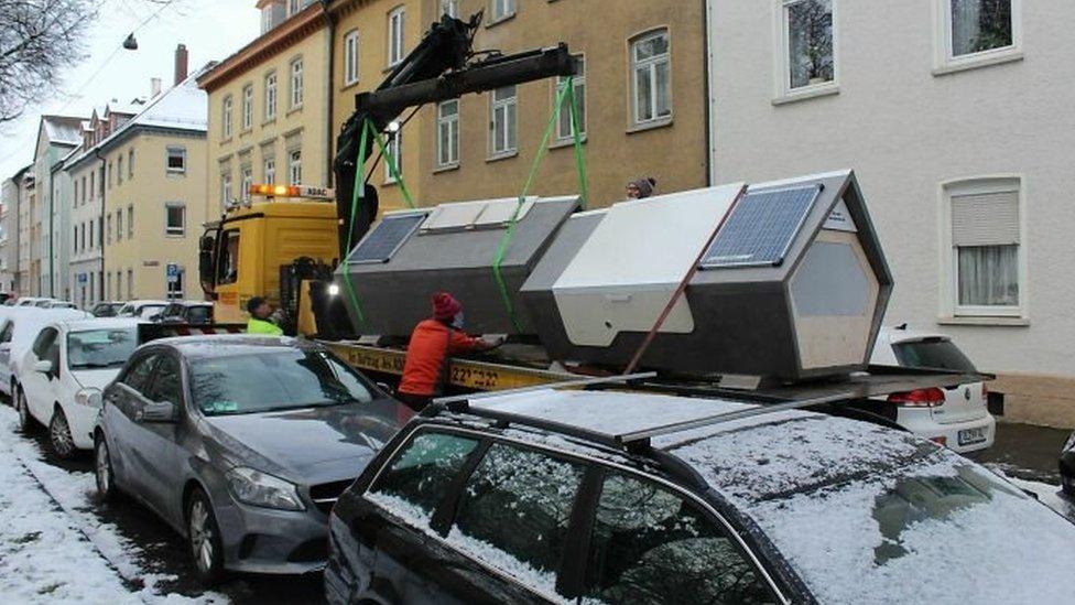 A German city has created sleep pods for the homeless - BBC Newsround