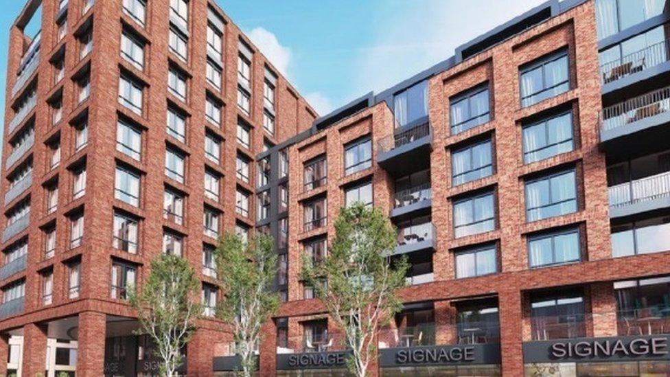 Digbeth apartment building gets go-ahead despite objection - BBC News