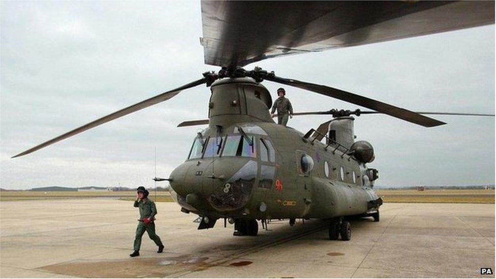 Chinook repair site in Gosport to stop apprentice intake for 2017 - BBC ...