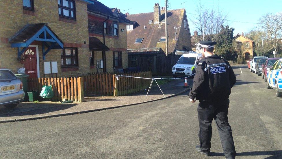 Murder charge after woman found in Maldon street - BBC News