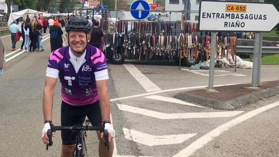 Cyclists finish Bilbao to Faro charity ride in tribute to colleague ...
