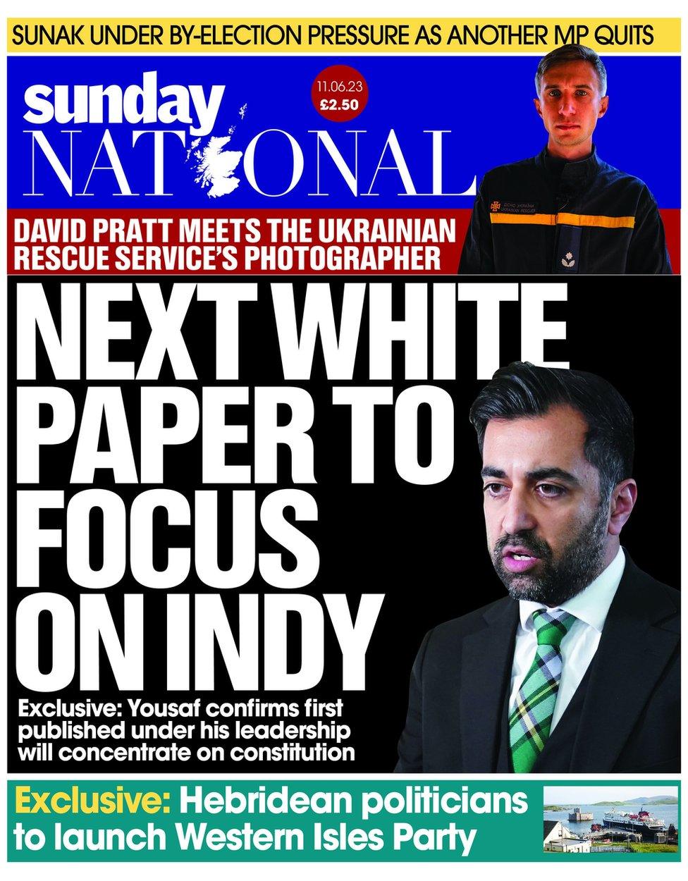 Sunday's papers: 'Johnson will be back' and health board spy row - BBC News