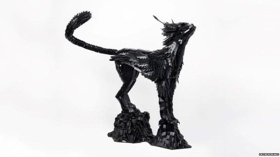 Ekow Nimako's black Lego sculptures telling stories of African history ...