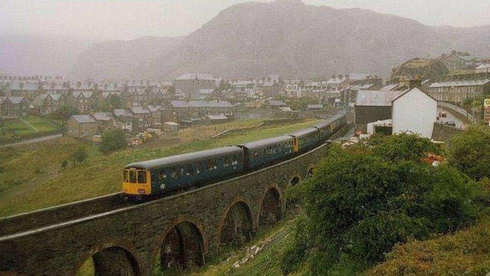 Clearance work on disused Trawsfynydd railway line to start - BBC News