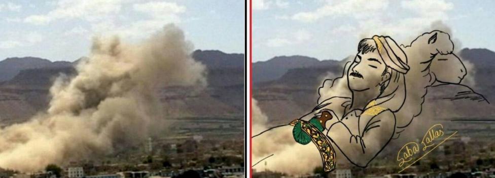 Images of hope, made from pictures of war - BBC News