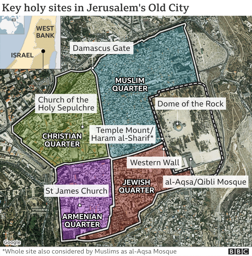 Jerusalem on edge as festivals fall amid tensions - BBC News