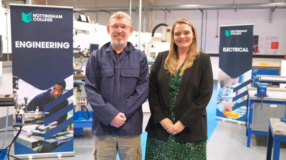 Nottingham College opening new engineering centre - BBC News
