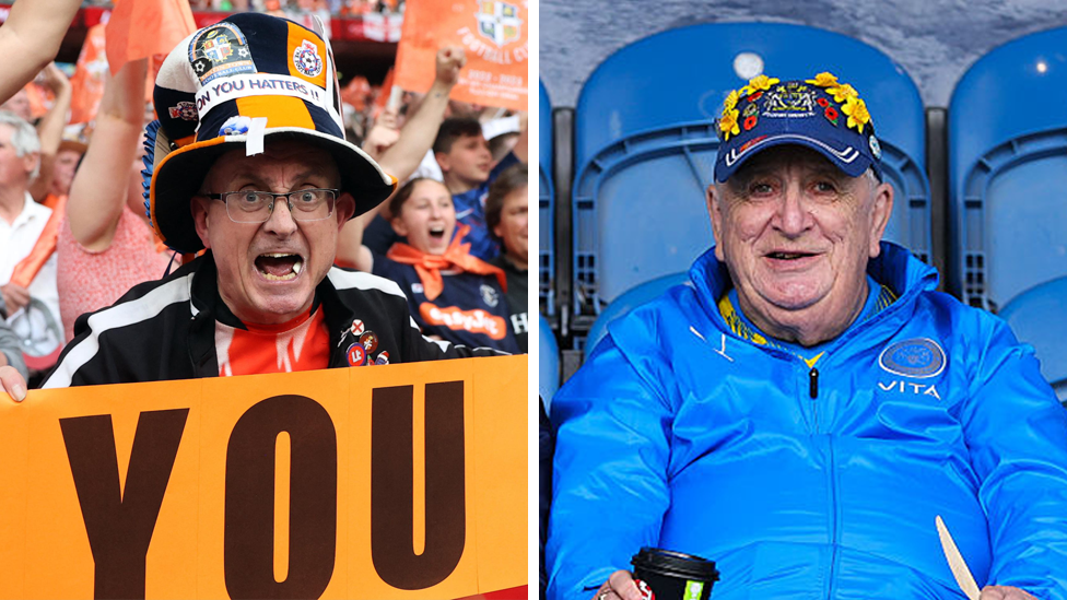 EFL Vertu Trophy final: The Luton and Stockport nickname battle - BBC News