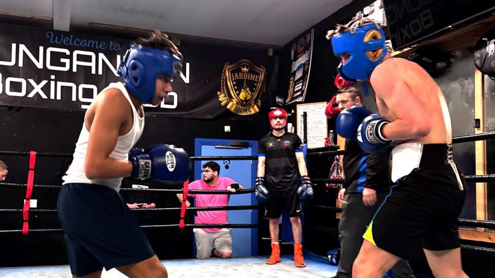 Dungannon boxing club uniting diverse communities - BBC News