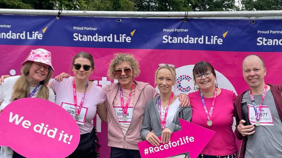 Suffolk woman shares struggles and realities of breast cancer - BBC News