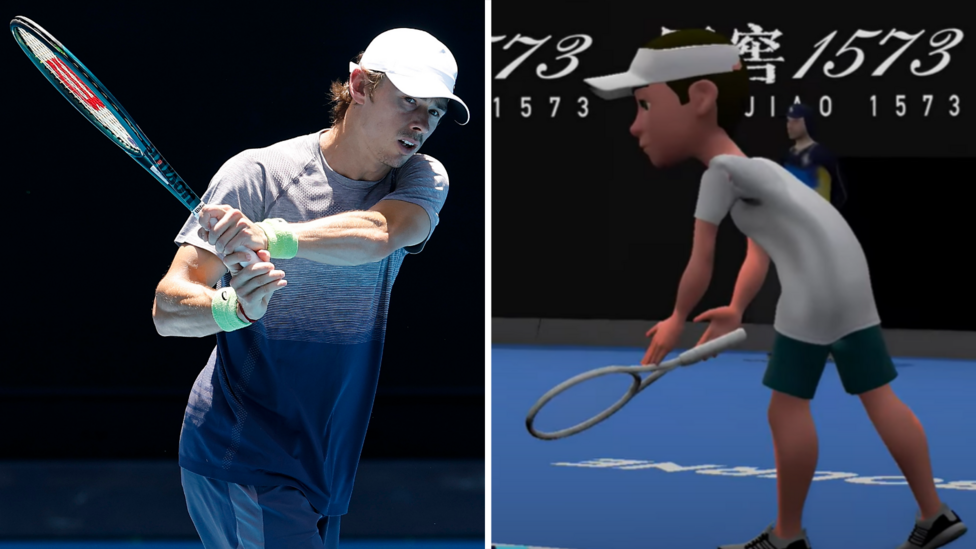 Why the Australian Open is streaming matches in cartoon style - BBC Sport