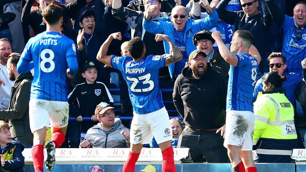 Portsmouth 1-0 Leeds United: Colby Bishop downs Championship leaders ...