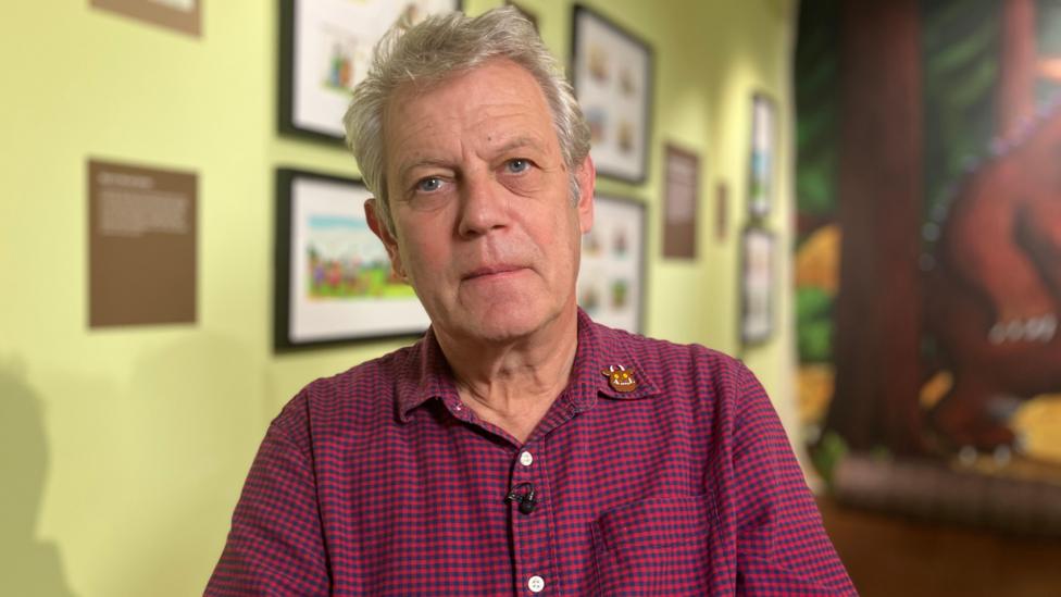 Gruffalo illustrator Axel Scheffler's work on display in Weston - BBC News