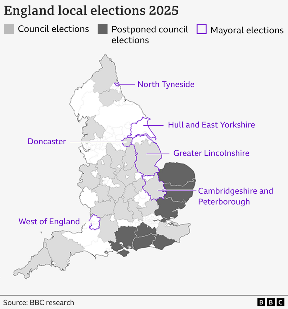 When will we know the results of the England local elections? - BBC News