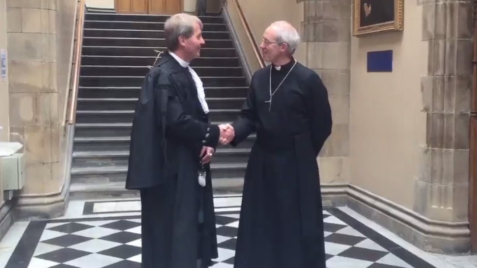 Archbishop of Canterbury in Church of Scotland General Assembly first ...