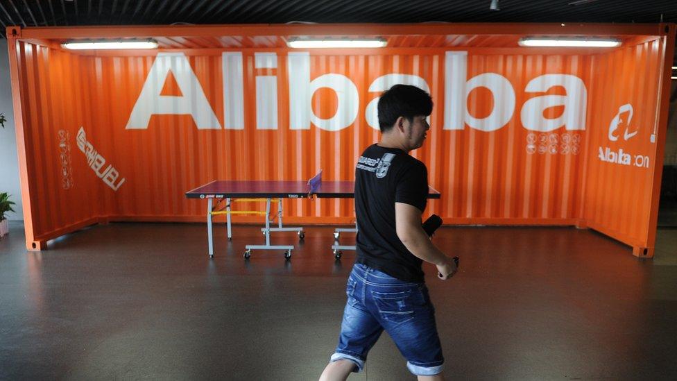 Alibaba sees revenues rise sharply - BBC News