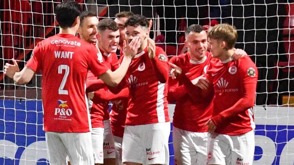 Irish Premiership: Larne beat Cliftonville to move up to fifth in table ...