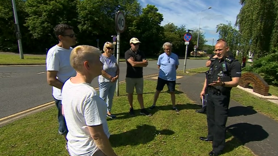 Residents worry after street racing meets in Coven Heath - BBC News