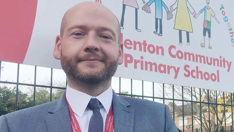 Allenton primary school pays tribute to head after death at 41 - BBC News