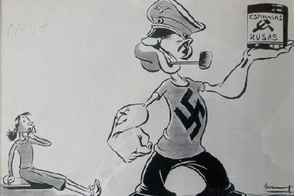 Mario Armengol created war cartoons from Nottinghamshire - BBC News