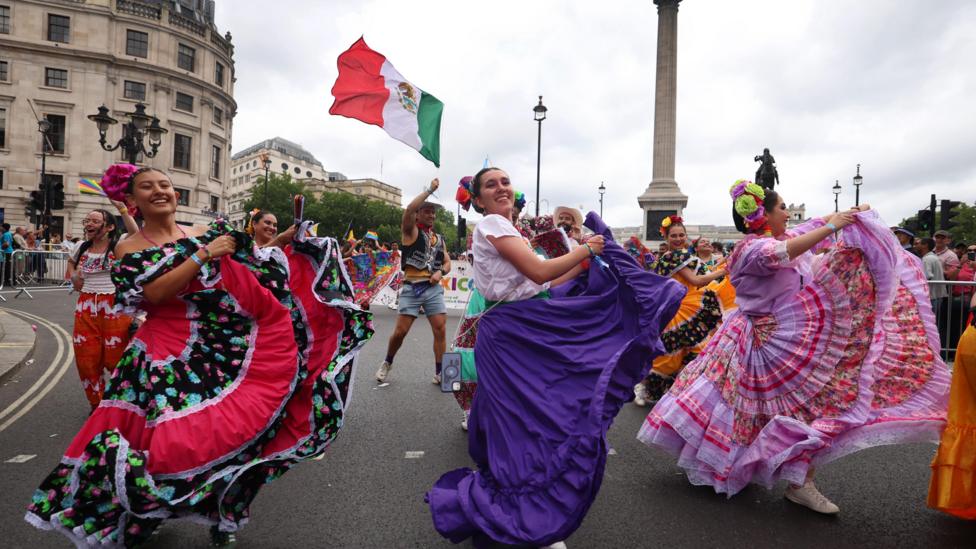 Pride in London2025: Thousands line streets to watch parade - BBC News