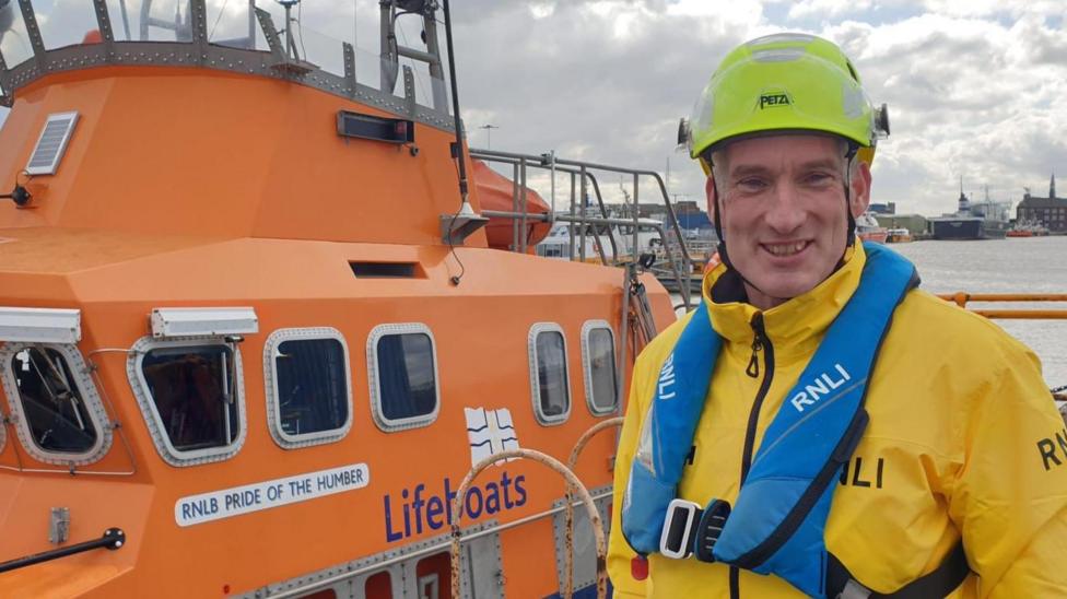 Volunteer station manager takes the helm at Humber RNLI - BBC News