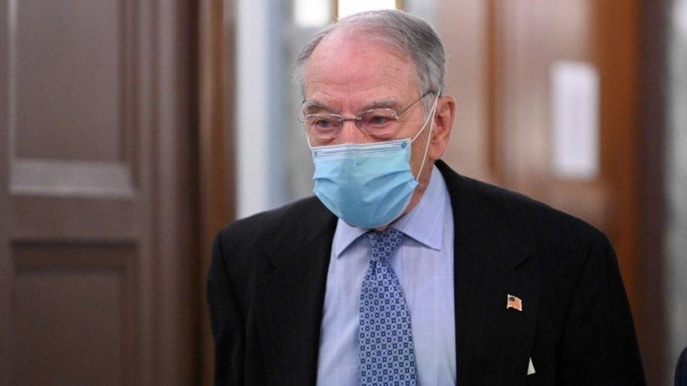 Chuck Grassley: Senior Republican senator gets coronavirus - BBC News