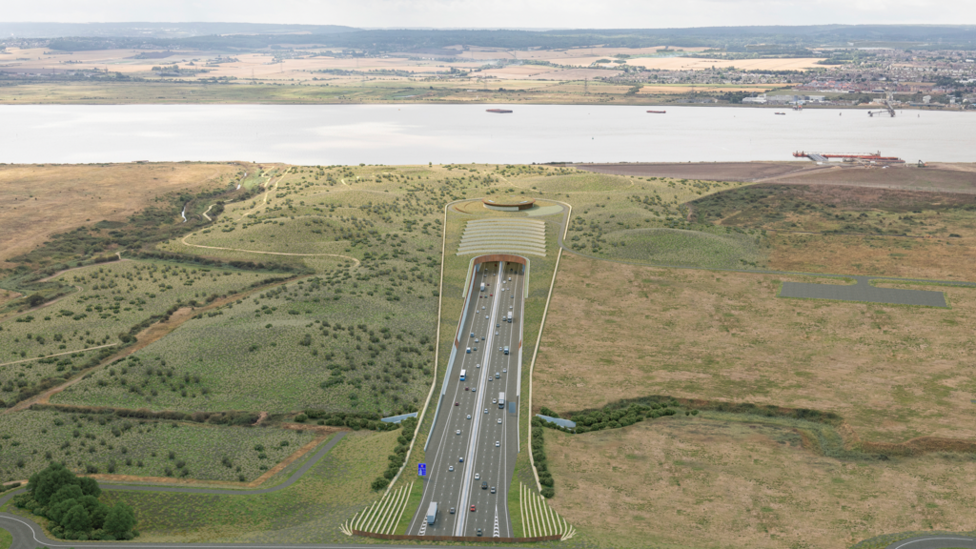 Lower Thames Crossing plan for Essex and Kent is approved - BBC News