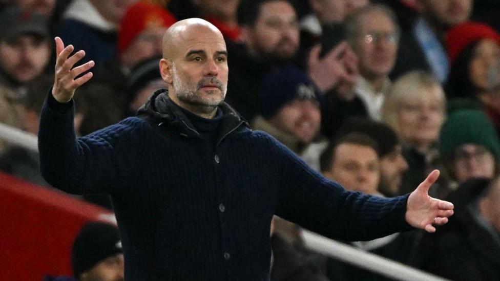 Arsenal 5-1 Man City: What Pep Guardiola said - BBC Sport