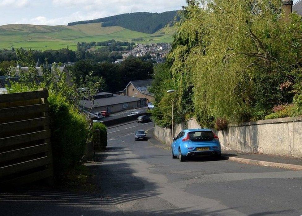Is this Scotland's steepest street? - BBC News