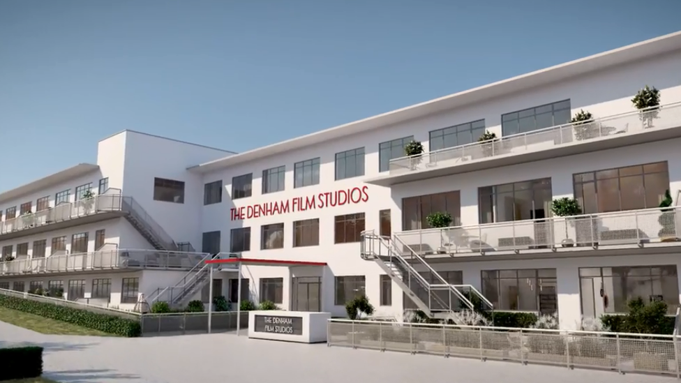 Denham studios reopen as 'faithfully restored' housing complex - BBC News