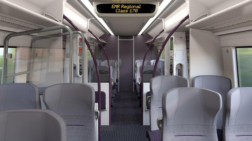 First look at East Midlands Railway train refurbishment plans - BBC News