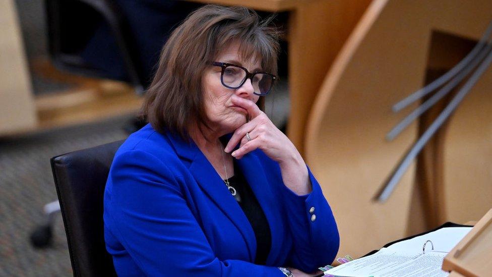 Jeane Freeman: I'd have hated not being in the middle of Covid - BBC News