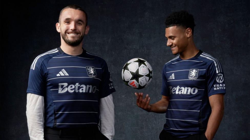 Aston Villa news: Club unveils new third kit - BBC Sport