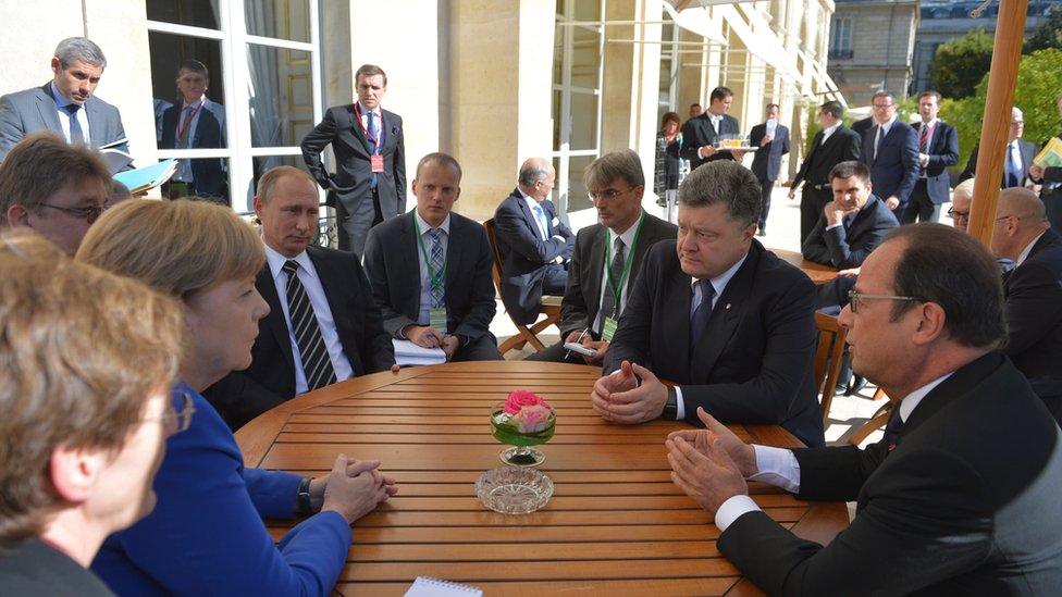 Ukraine crisis: 'Weapons pullout begins' - BBC News