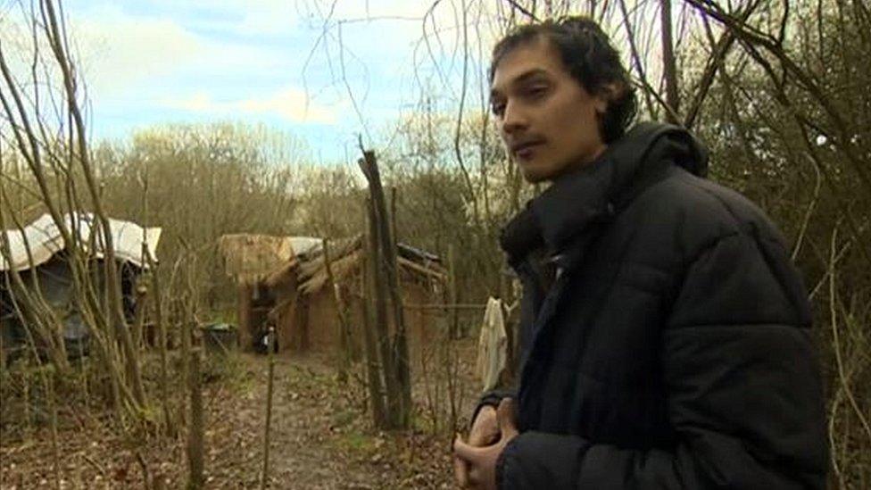 Hermit evicted from woodland mud hut goes to live with his mum - BBC News