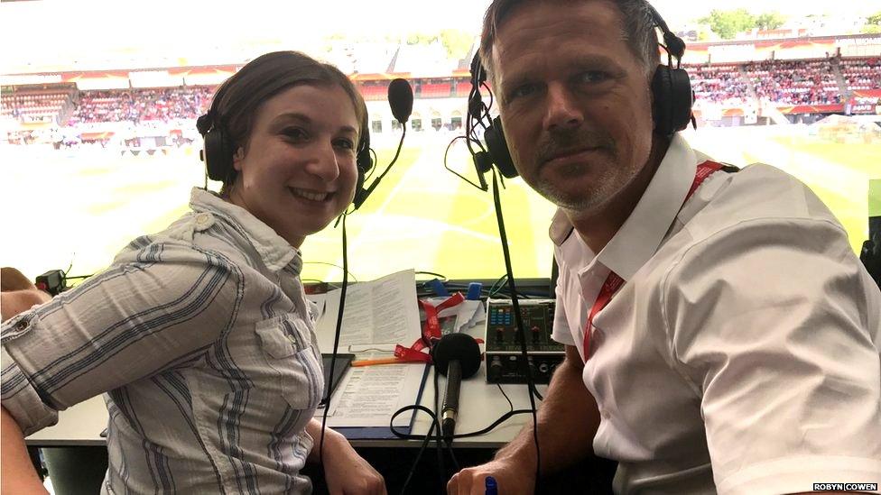 'Hearing John Motson on FIFA 99 is the reason I'm a commentator' - BBC News