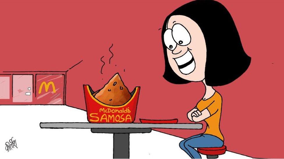 When fast food gets an Indian twist - BBC News