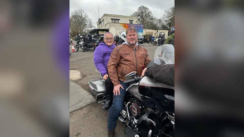 Orpington: Woman with terminal cancer fulfils Harley-Davidson dream ...