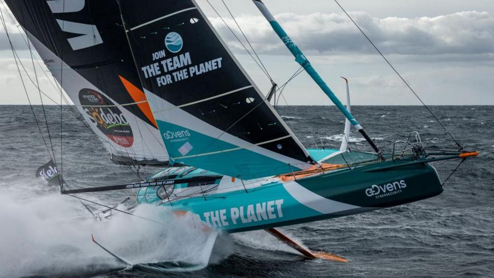 Sam Goodchild: How to sail round the world, solo, non-stop - BBC News