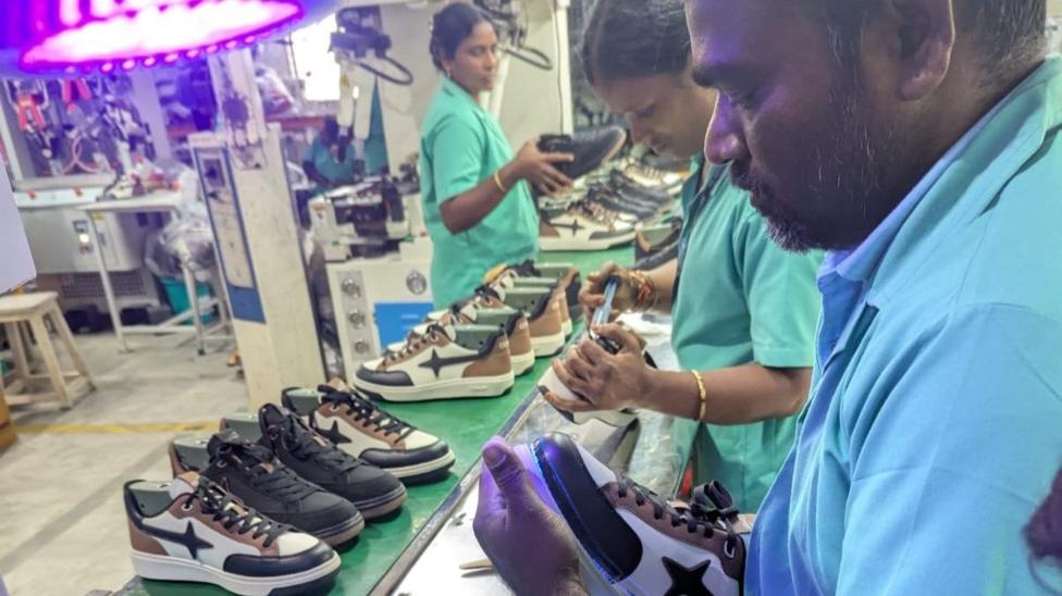 A revolution is under way in India's trainer industry - BBC News