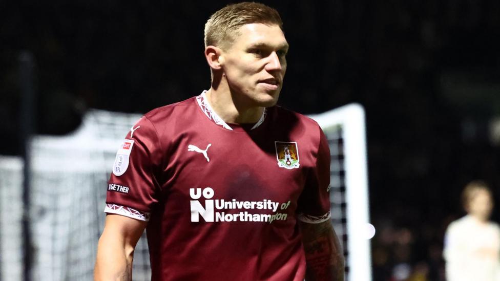 Martyn Waghorn: Northampton Town terminate striker's contract - BBC Sport