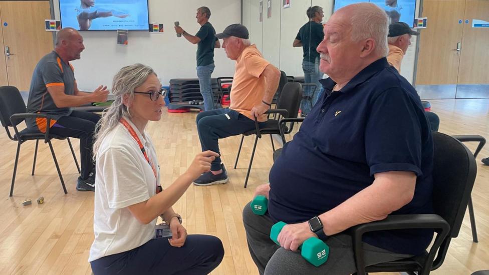 'NHS exercise and rehab course in Rotherham saved my life' - BBC News