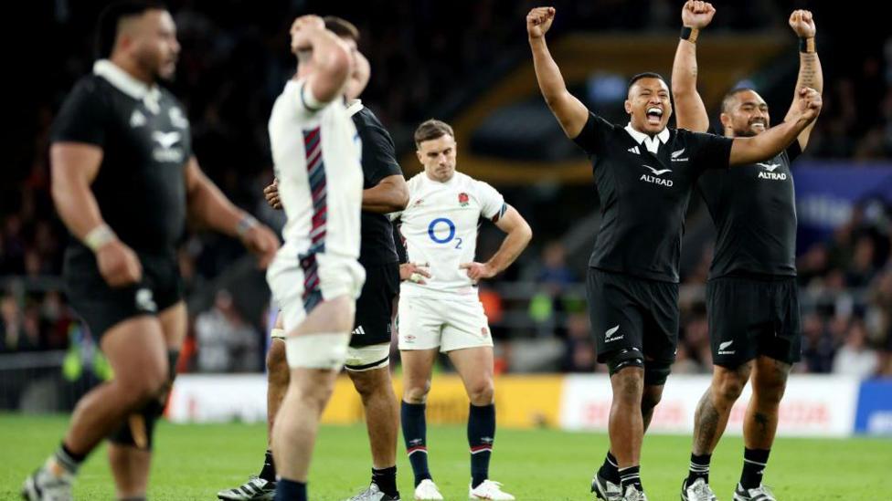 England 22-24 New Zealand: All Blacks edge out hosts thanks to Mark ...