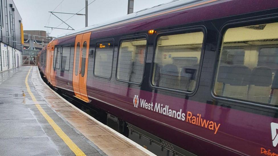 West Midlands Railway unveils new fleet of trains - BBC News