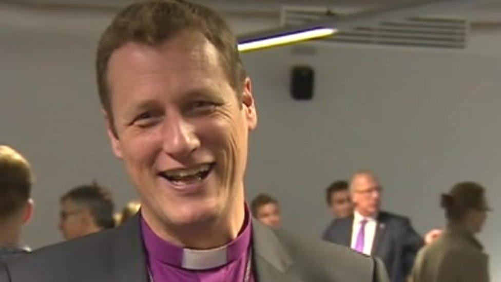 Bishop of Leicester takes seat in House of Lords - BBC News