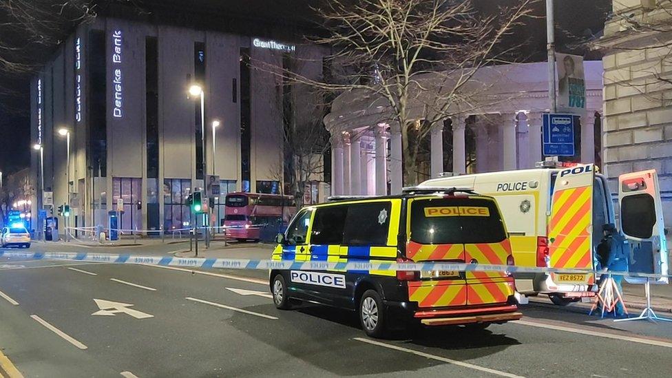 Belfast man Samuel McAuley dies after being hit by bus - BBC News