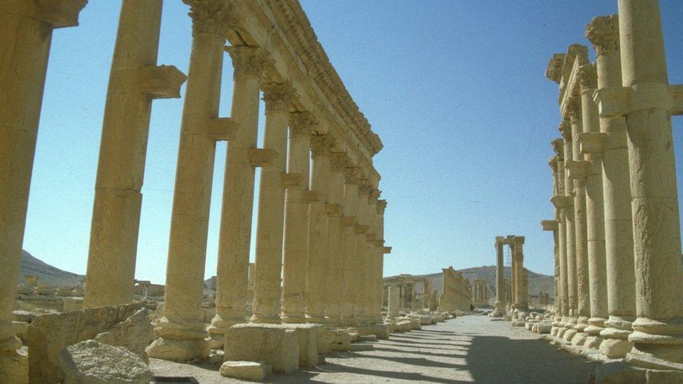 Syria monuments damage 'akin to looting Welsh castles' - BBC News