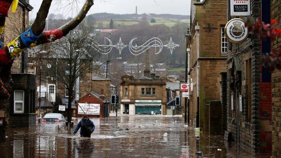 Calderdale natural flood defence scheme reaching £1m of grants - BBC News