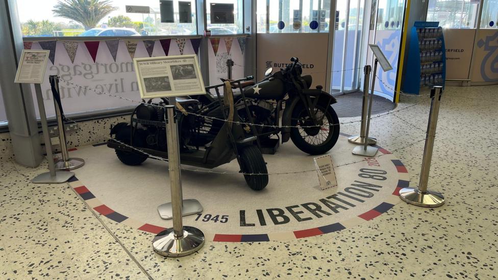 Liberation 80 display unveiled at Guernsey Airport - BBC News